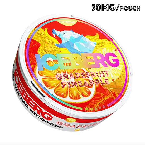 ICEBERG GRAPEFRUIT PINEAPPLE SLIM EXTRA STRONG – Pouch Guru