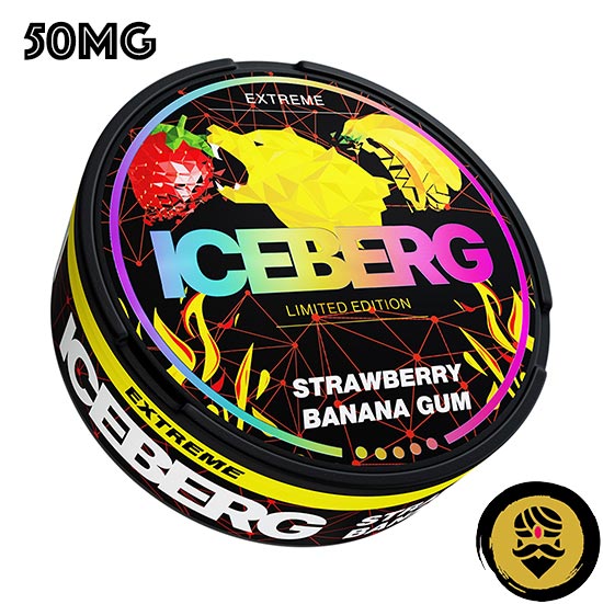ICEBERG STRAWBERRY BANANA GUM EXTREME – Pouch Guru